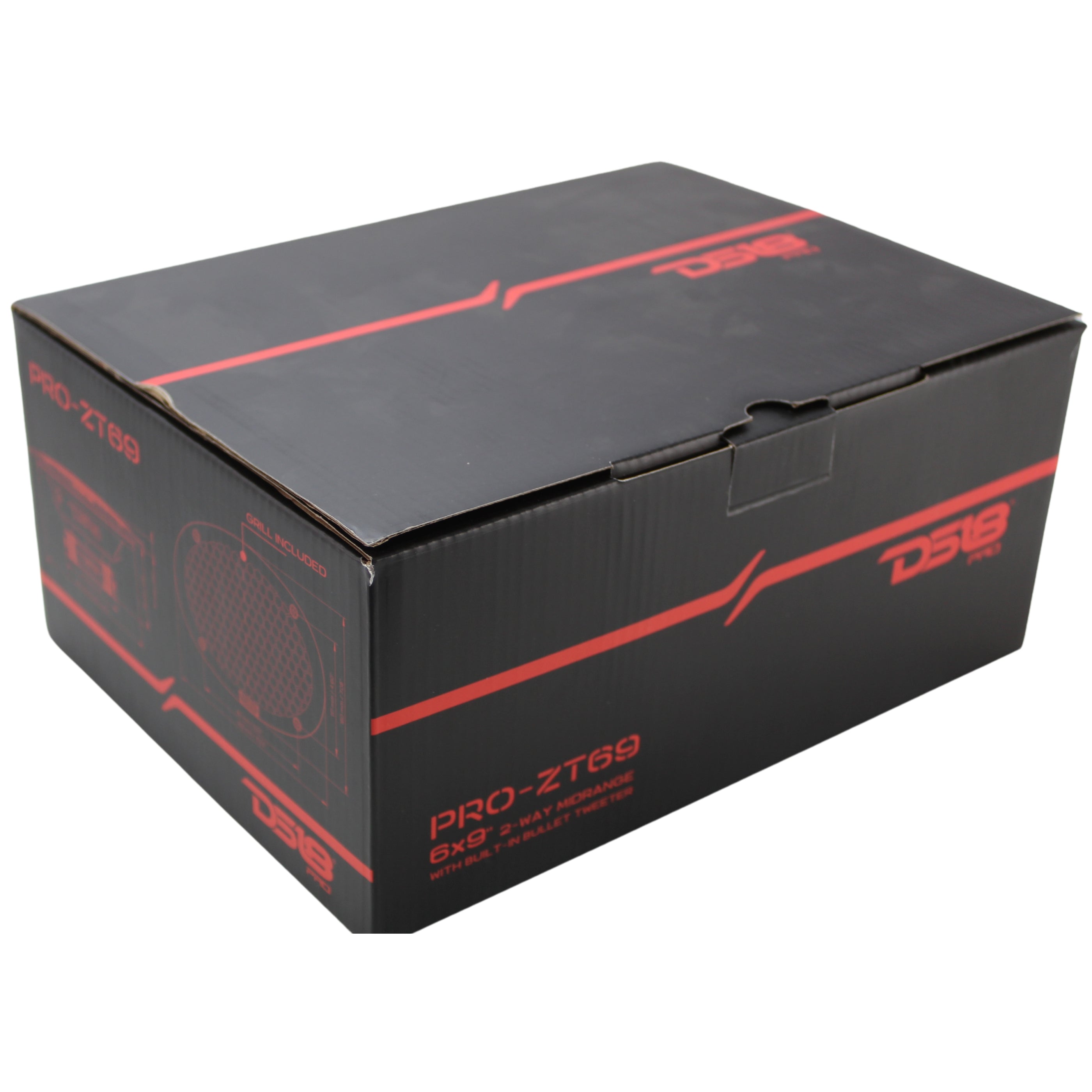 DS18 PRO-Z69 6 X 9 2 way mid range loud speaker with ZT69 tweeter 550W ...