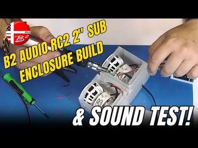 B2 Audio Rampage RC2 2" 30W 4-Ohm Mini Subwoofer for 1/10 RC Cars — Big ...