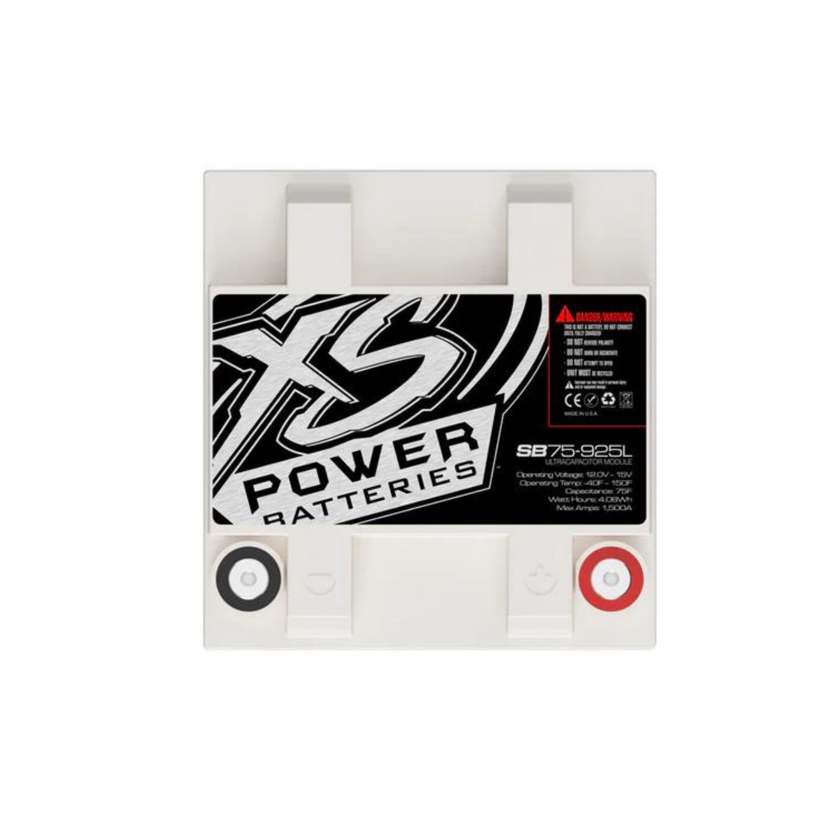 XS Power 12V Compact Pro Car Audio Super Capacitor Bank 600W Max Power ...