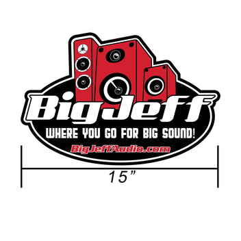 15" Big Jeff Online Decal — Big Jeff Online Inc