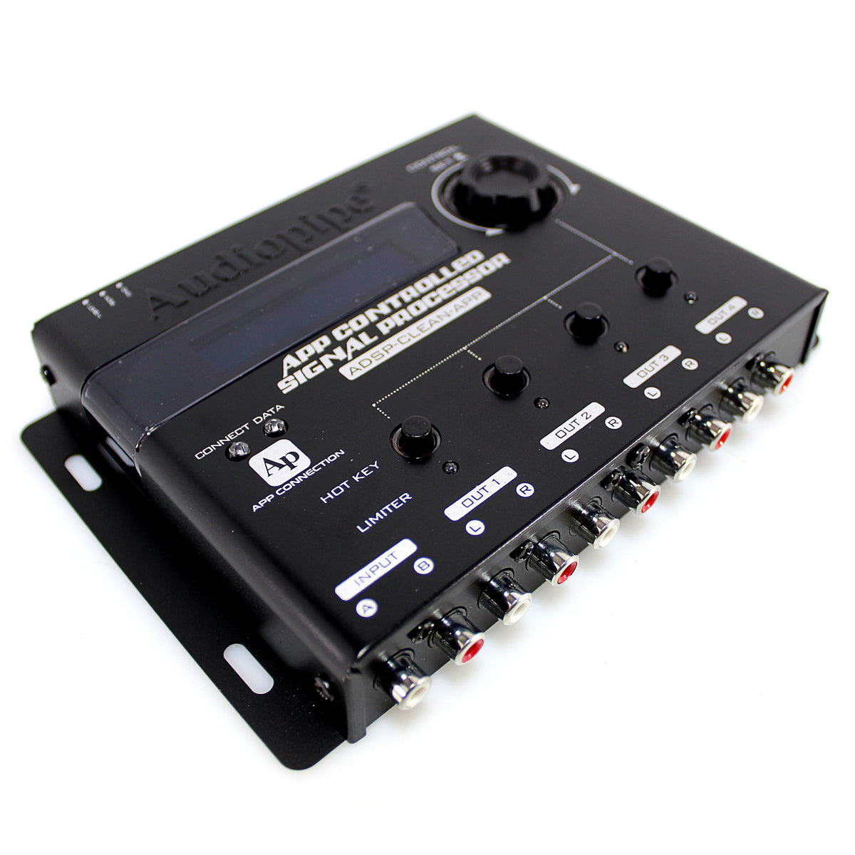 Audiopipe DSP 12 Band 4 Output BT Graphic EQ Crossover Digital Signal ...