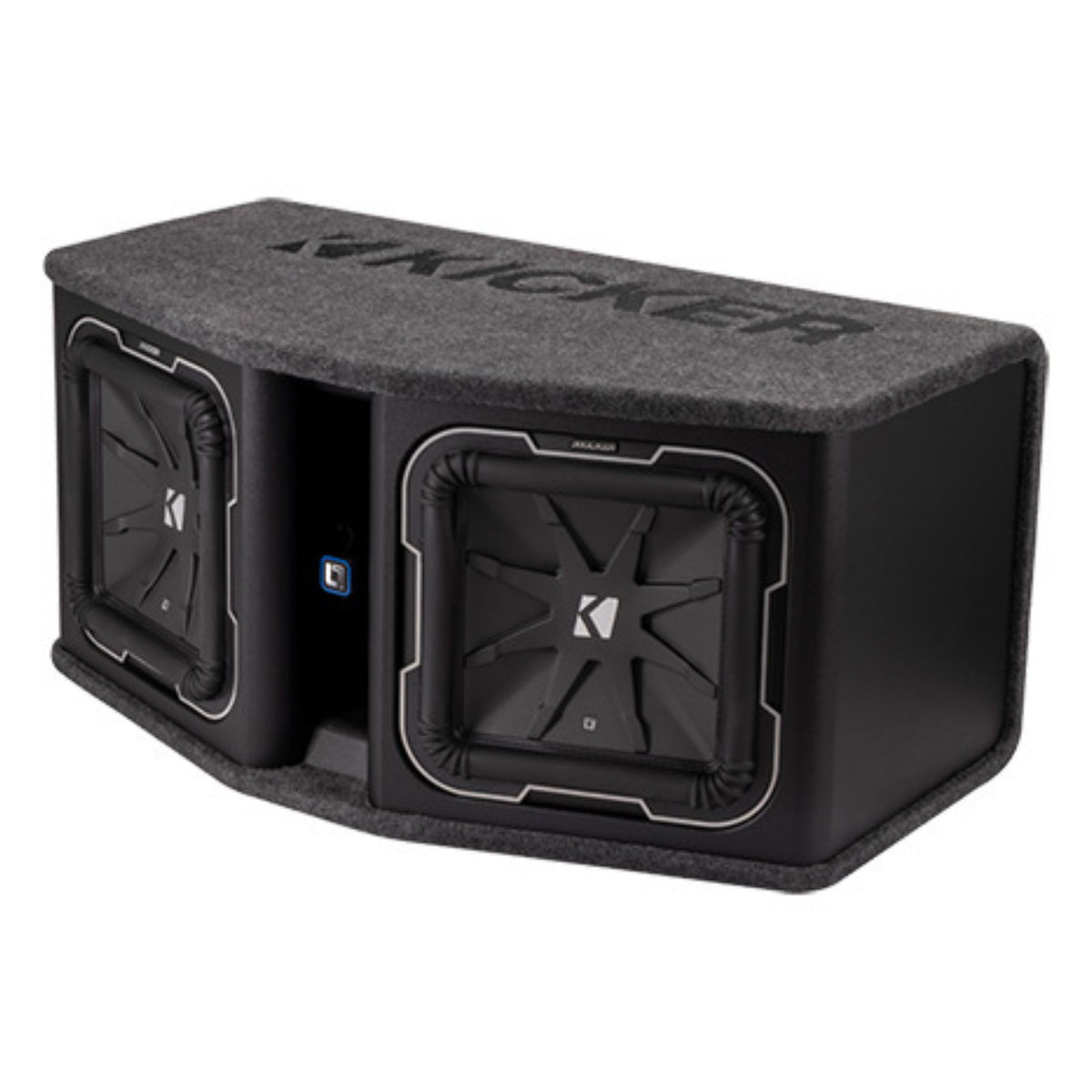 Kicker 1800 Watts 2 OHM Dual 12" Loaded Subwoofer Enclosure KI-41DL712 ...