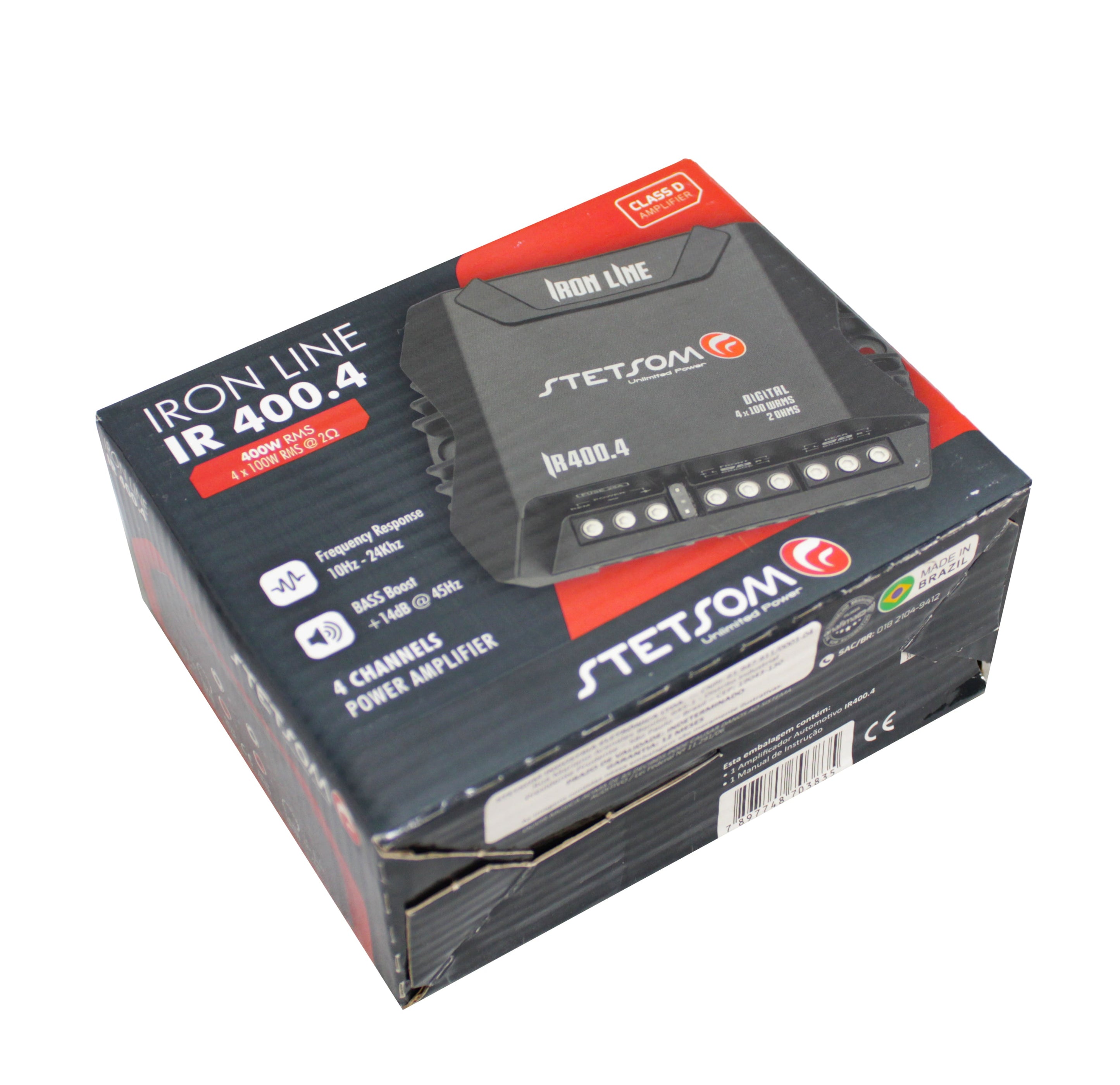 STETSOM IR400.4 2 ohm 400W Compact 4 Channel Amplifier — Big Jeff ...