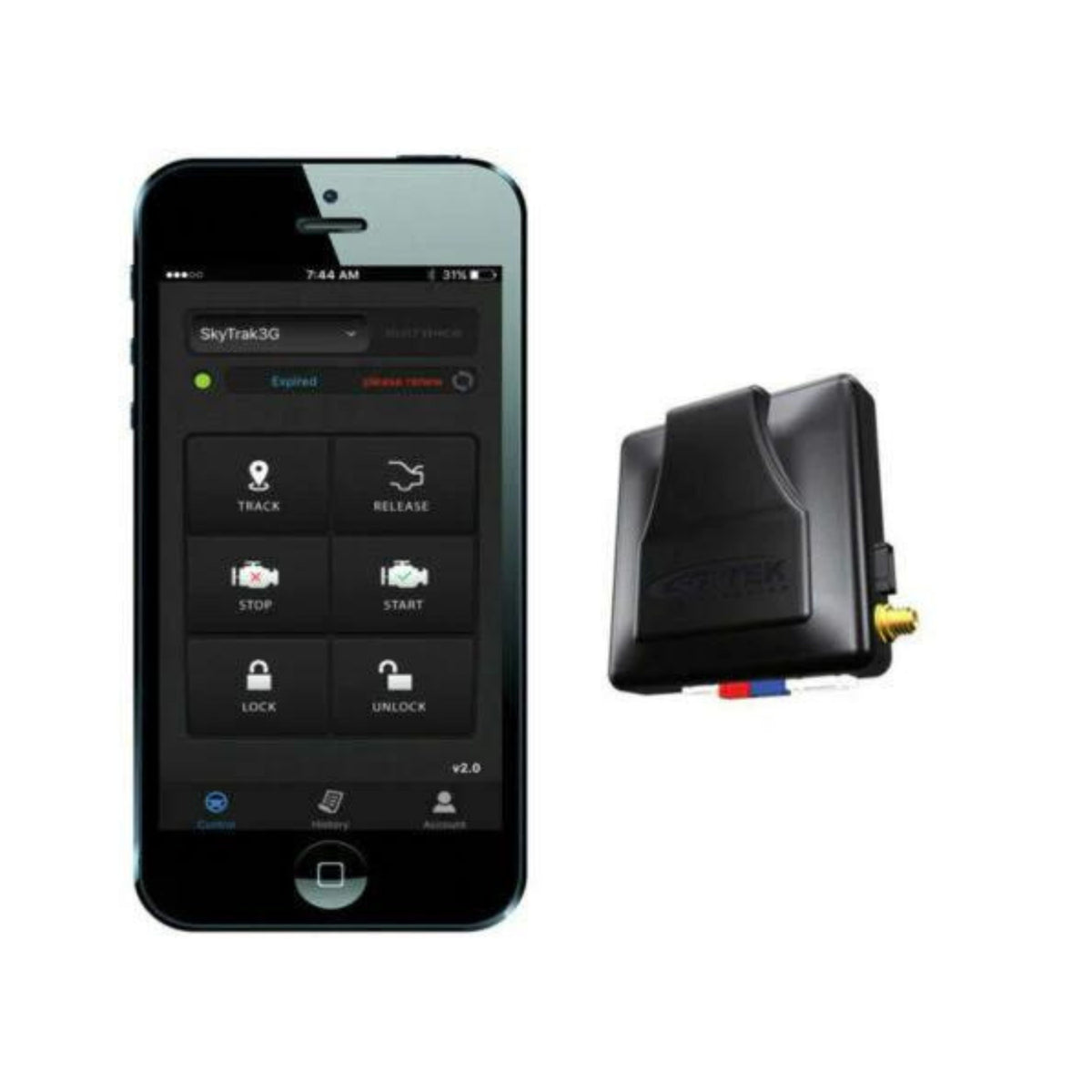 2 Way Car Alarm Security System G5 + G3 GPS Tracking Mobilink — Big ...