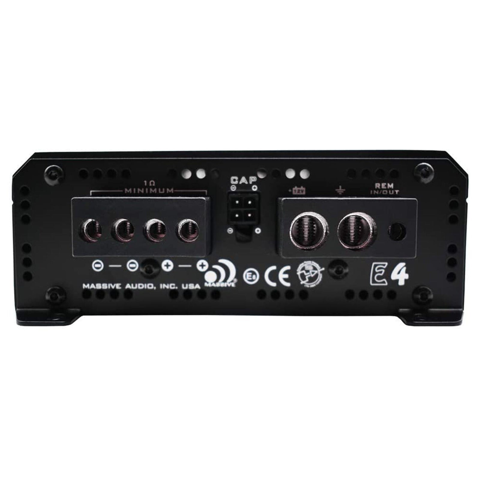 Massive Audio Nano Edge Monoblock Amplifier 4000 Watt 1 Ohm Stable E4 ...