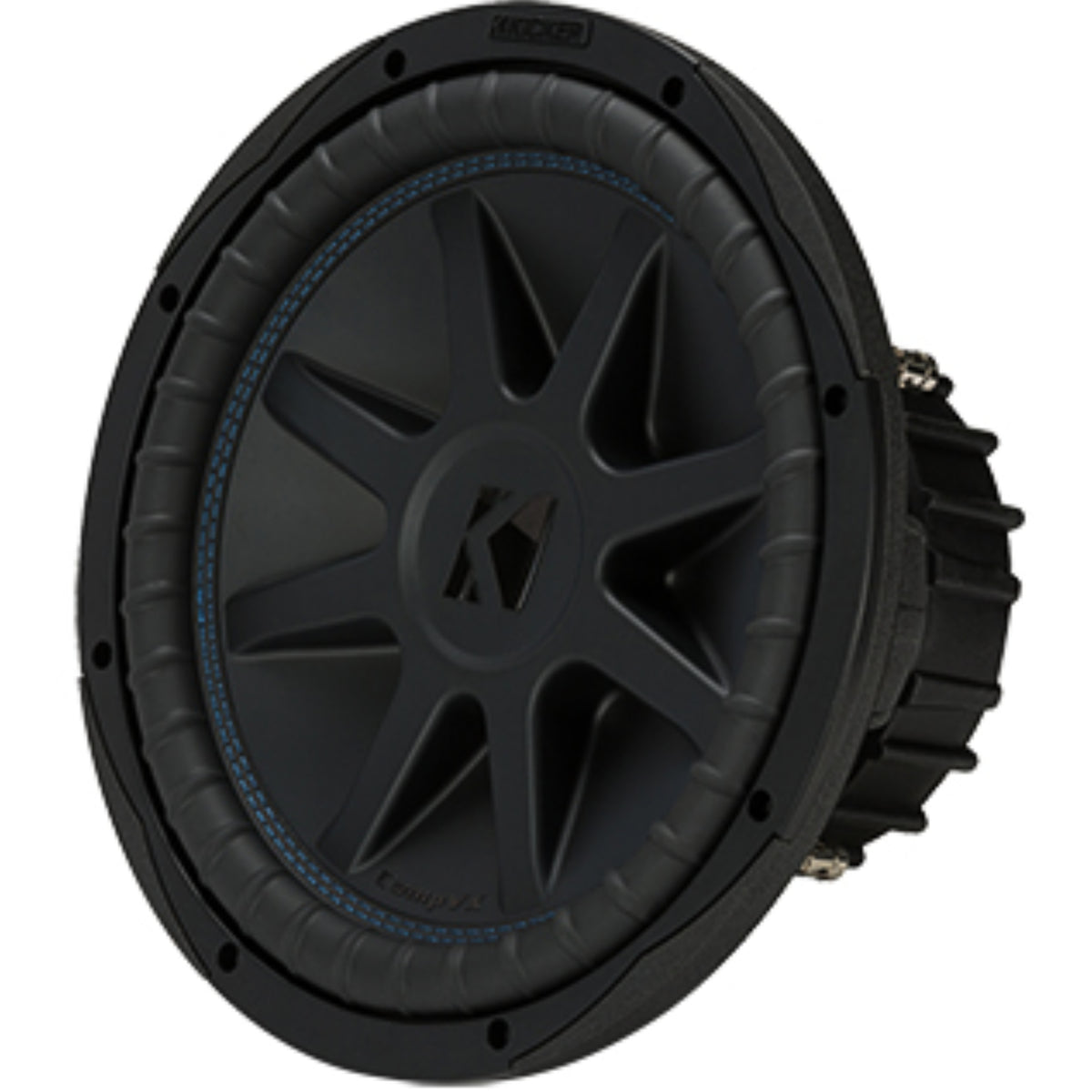 Kicker CompVX Series 12" DVC 2-Ohm 1500-Watt Peak Subwoofer 50CVX122 ...
