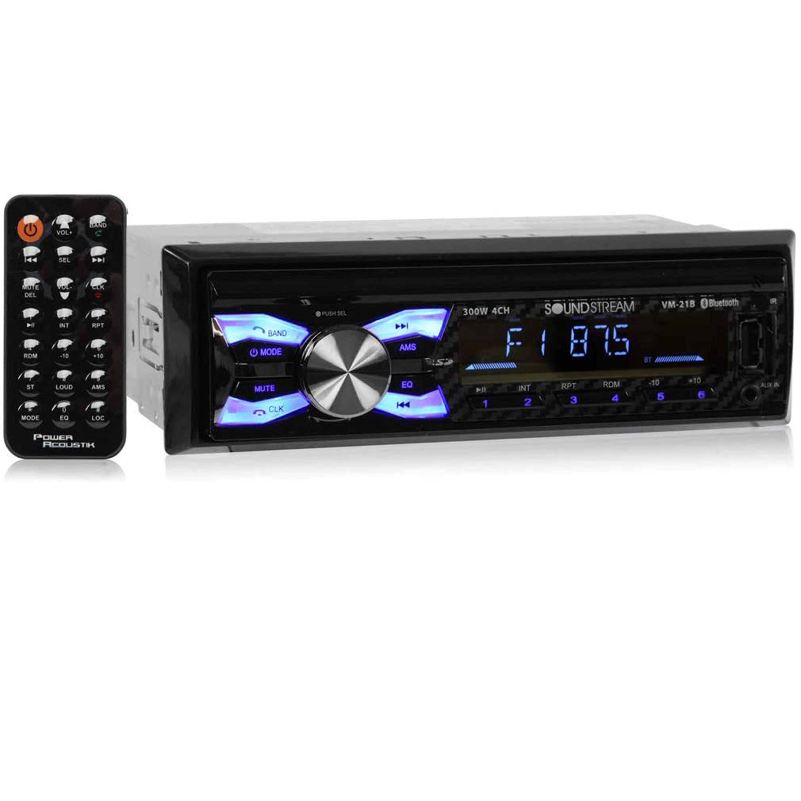 Soundstream 300 Watt Single DIN Digital Media Player w/ USB Playback ...