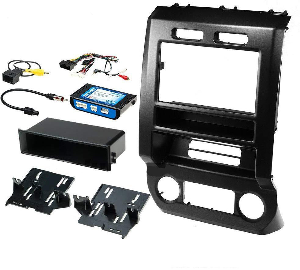 Double Din RPK4-FD2201 Stereo Radio Dash Kit 15-17 Ford F150 F250 — Big ...