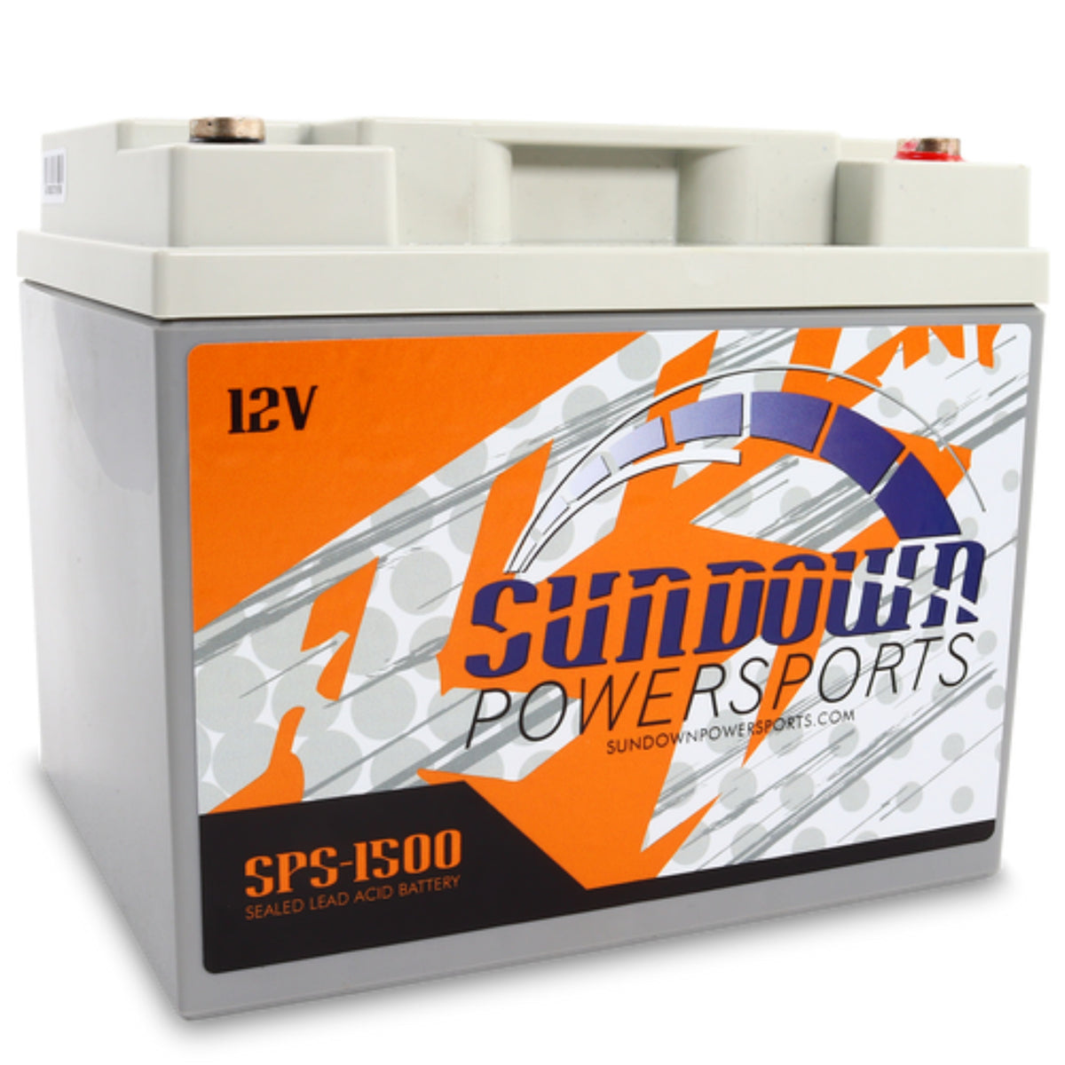 Sundown Powersports 1500 Amp 12 Volt 47aH AGM Battery SPS-1500 — Big ...