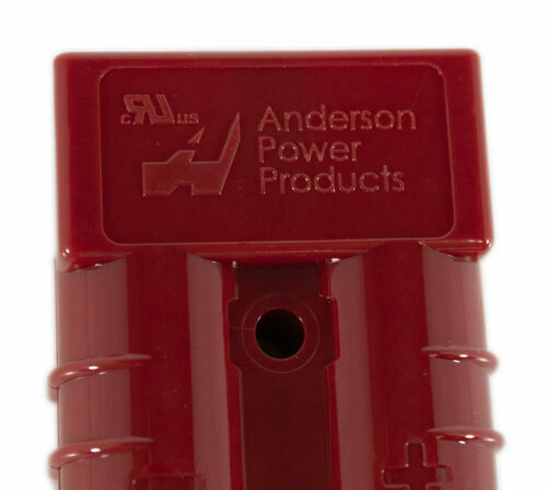 Anderson Connectors 1x 8 AWG Gauge RED Power Ground Quick Disconnect S ...