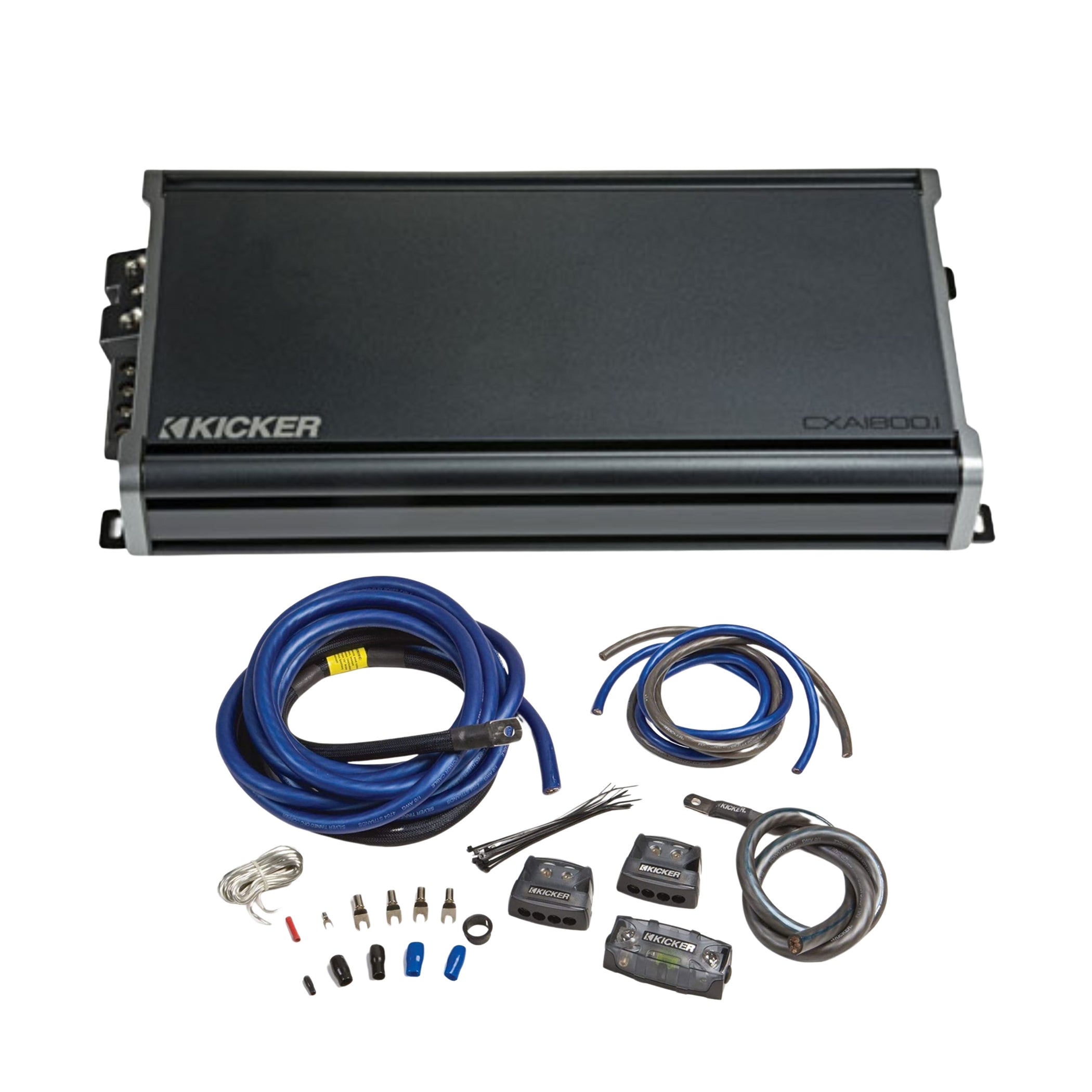 Kicker CX Series Monoblock Bass Amplifier Class D 3600W Peak 1 Ohm + I ...