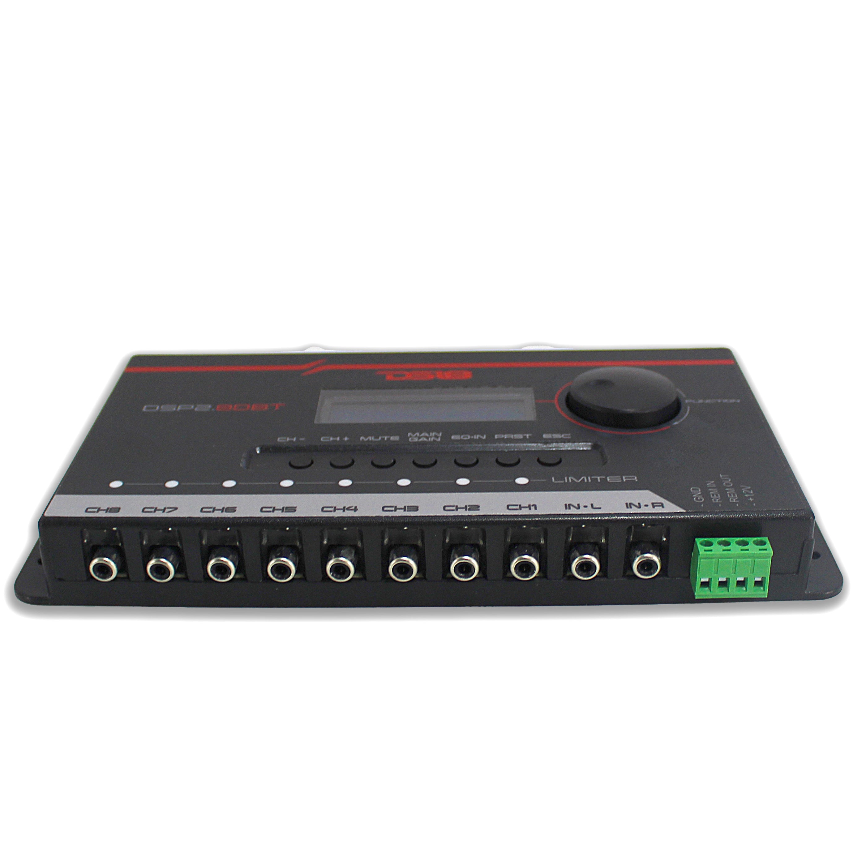 DS18 DSP Crossover & Equalizer 8 Channel Digital Processor Bluetooth D ...