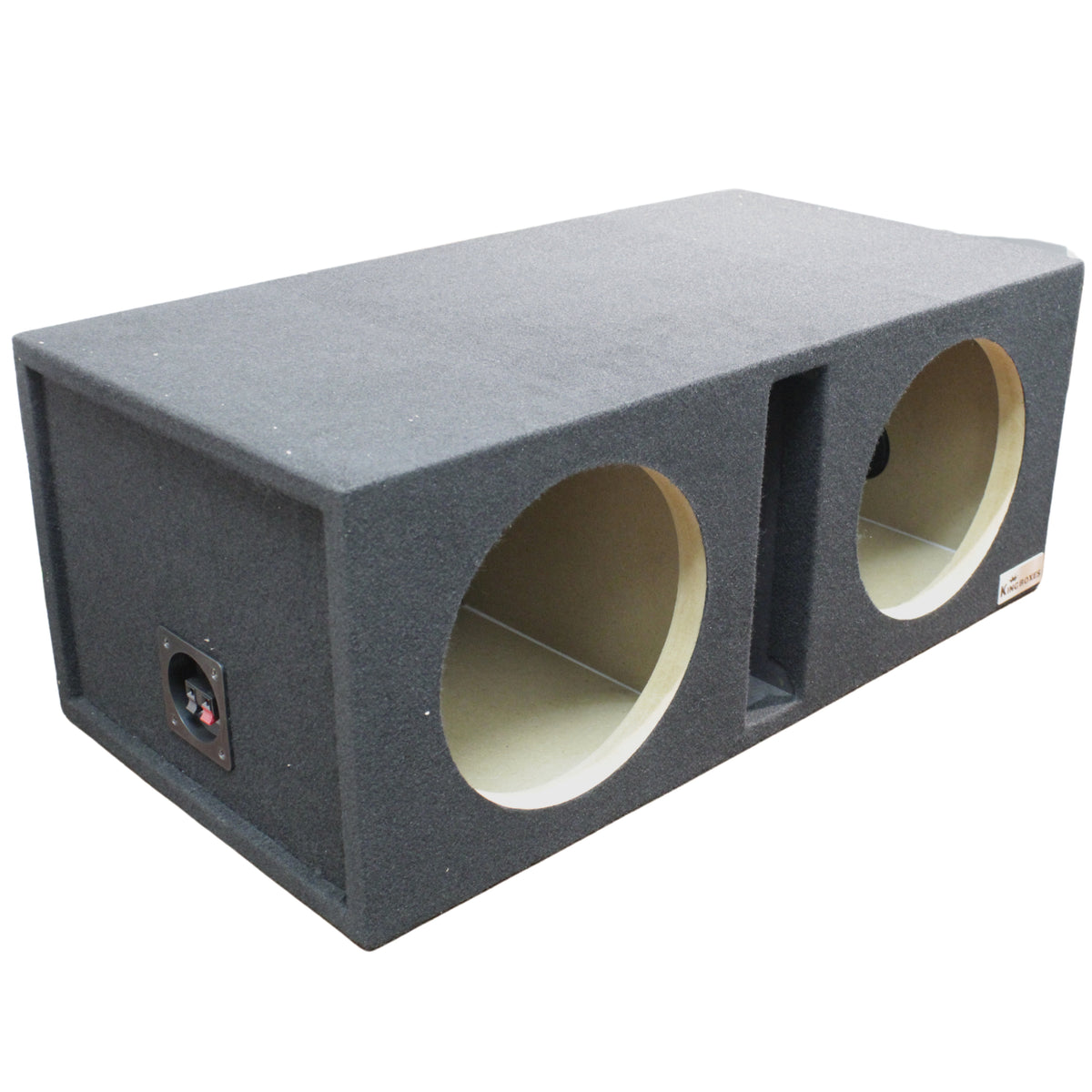 King Boxes 10" Dual Vented Carpeted Universal Subwoofer Box D10V — Big ...
