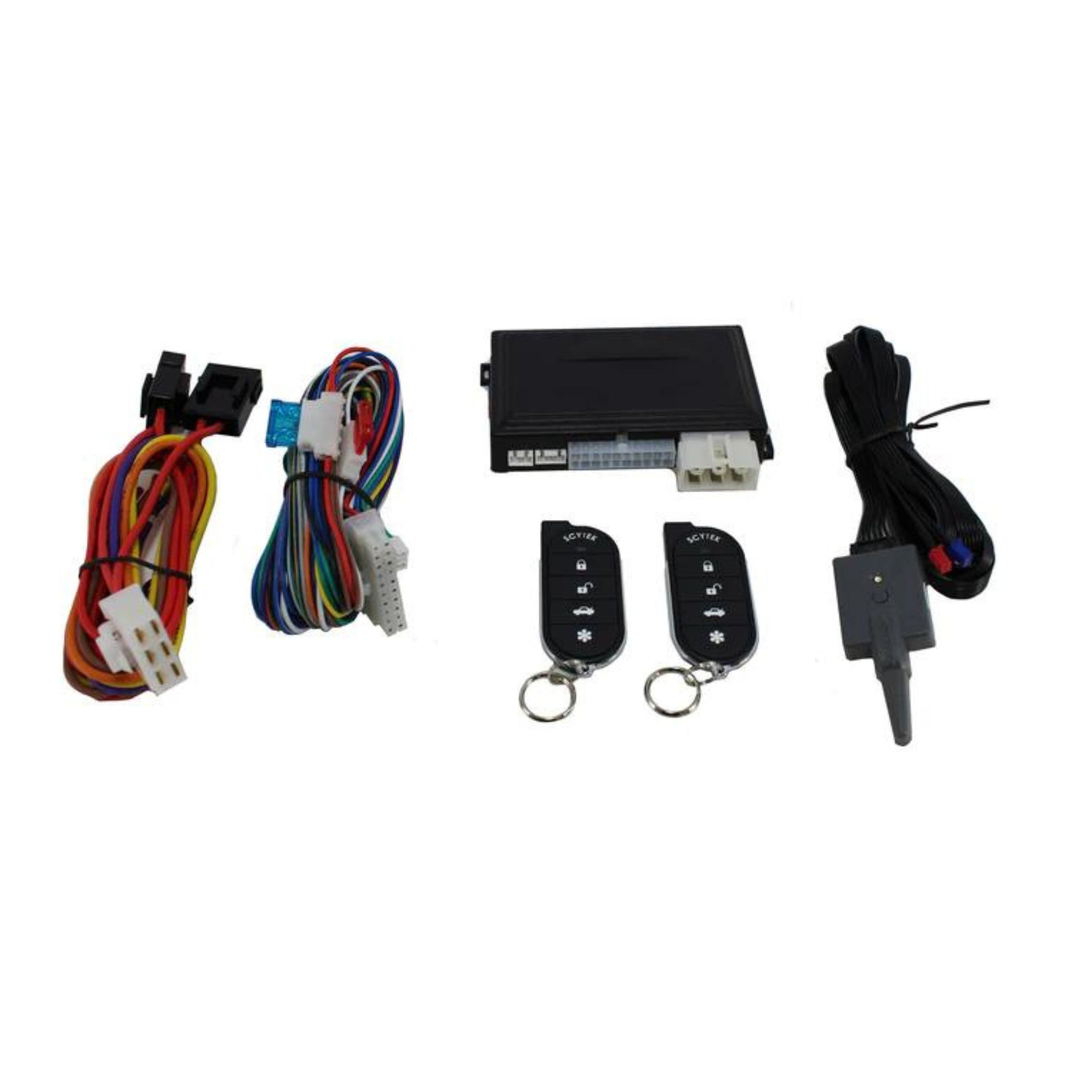 ScyTek A1 Complete 1 Button Remote Engine Start System w/ 2 Remotes ...