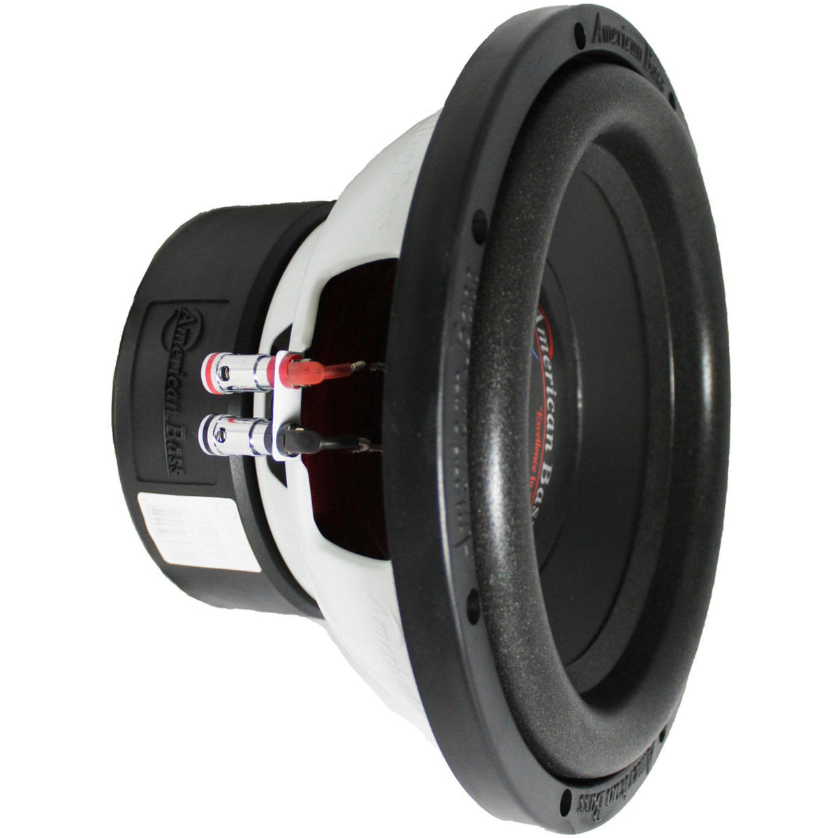 American Bass 10" Subwoofer 600W 2" 4 Ohm DVC Pro Car Audio White — Big ...