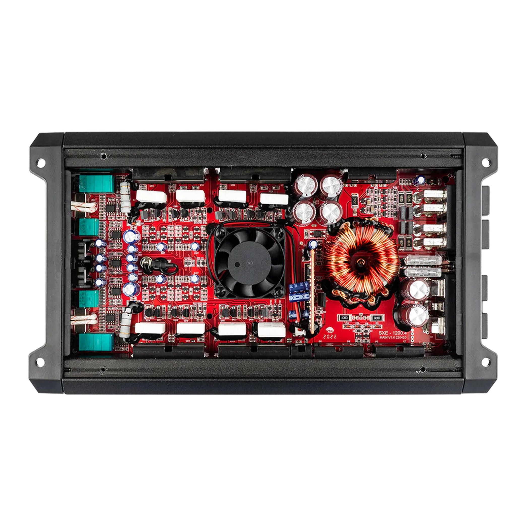 DS18 Car Audio Full Range 4 Channel 1200W Amplifier Class A/B Black SX ...