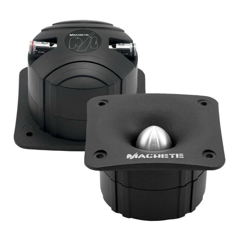 Deaf Bonce Machete 80 Watt 4 Ohm Super Bullet Tweeter Pair Black MT-30 ...