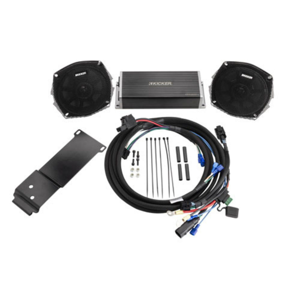 Kicker 5.75" 4 Channel Kit For 1998-2013 Harley Davidson Road Glide 50 ...