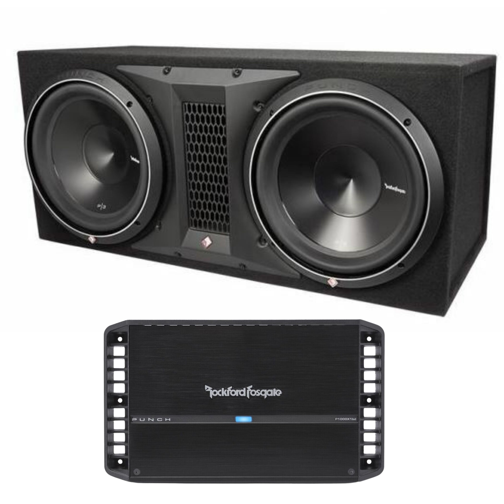 Rockford Fosgate P3 12" Subwoofers Ported Enclosure With P1000X1bd Amp — Big Jeff Online Inc