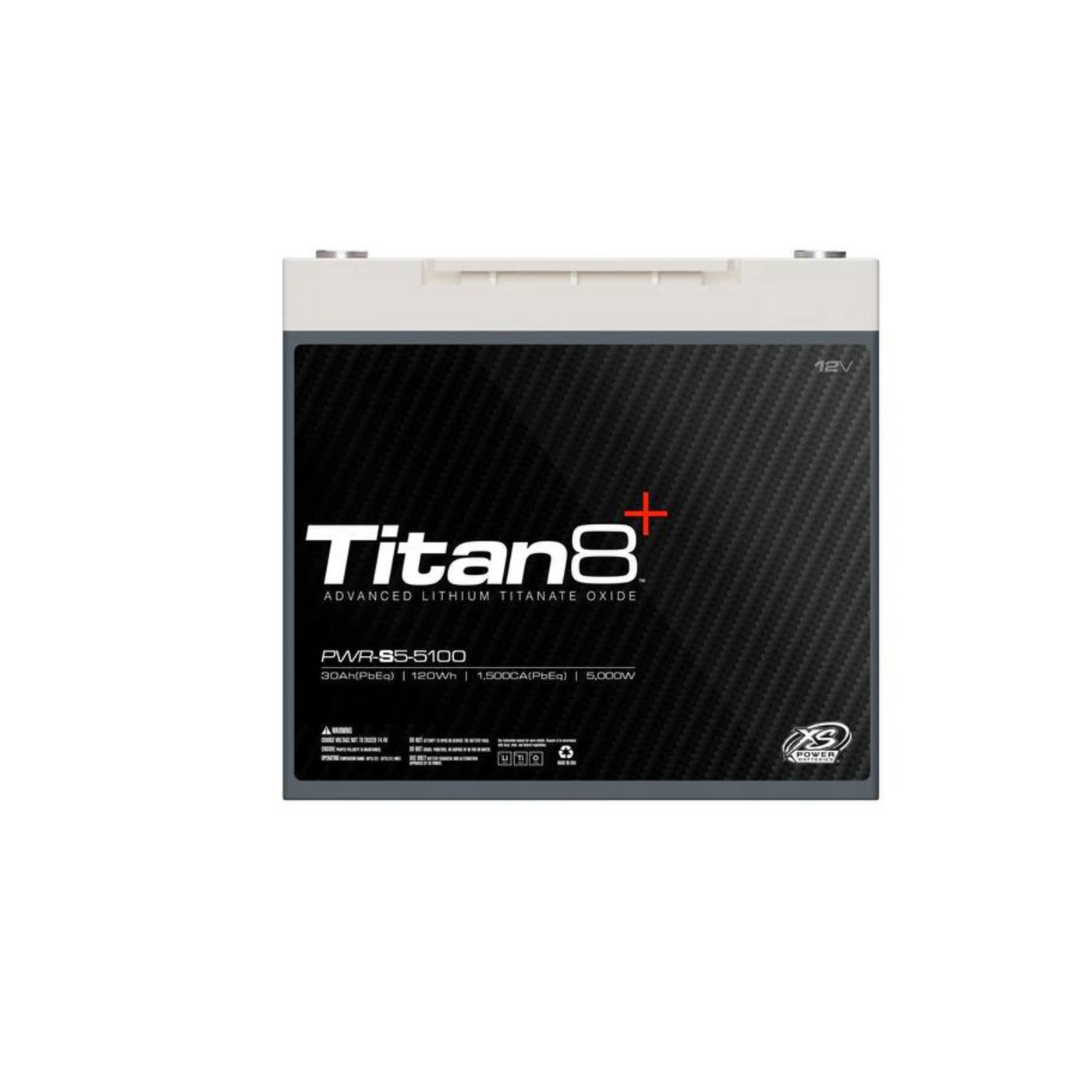 XS Power PWR-S5-5100 5000 Watts 30 AH Titian 8 Lithium Battery — Big ...
