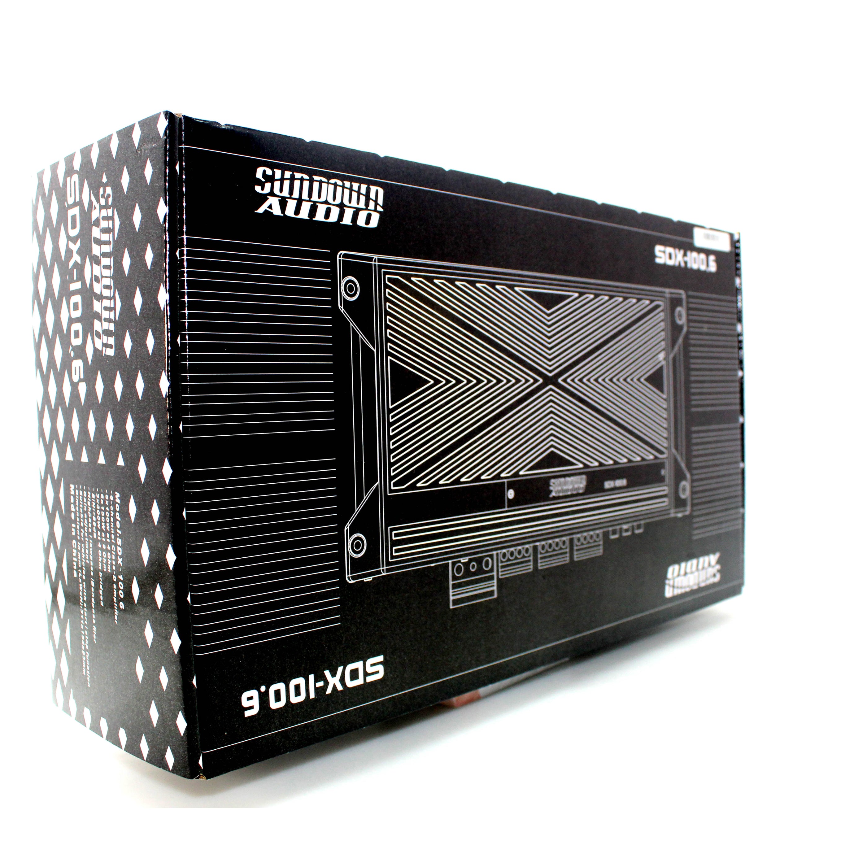 Sundown Audio 6-Ch 900W 2-Ohm Full Range Marine Amplifier w/ Bass Knob ...