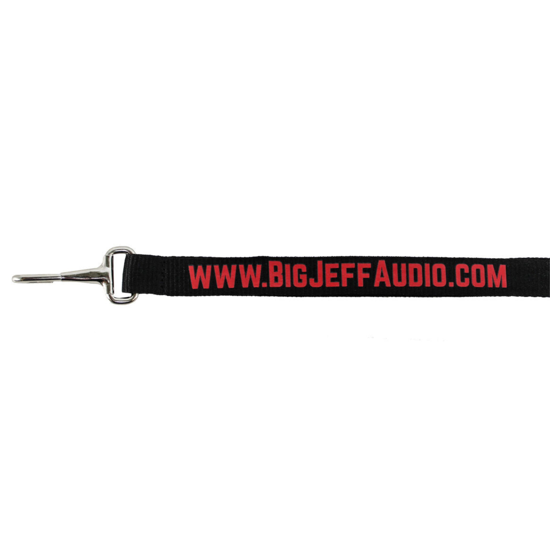 Official Big Jeff Audio 20" Black Logo Lanyard Big Jeff Online — Big ...