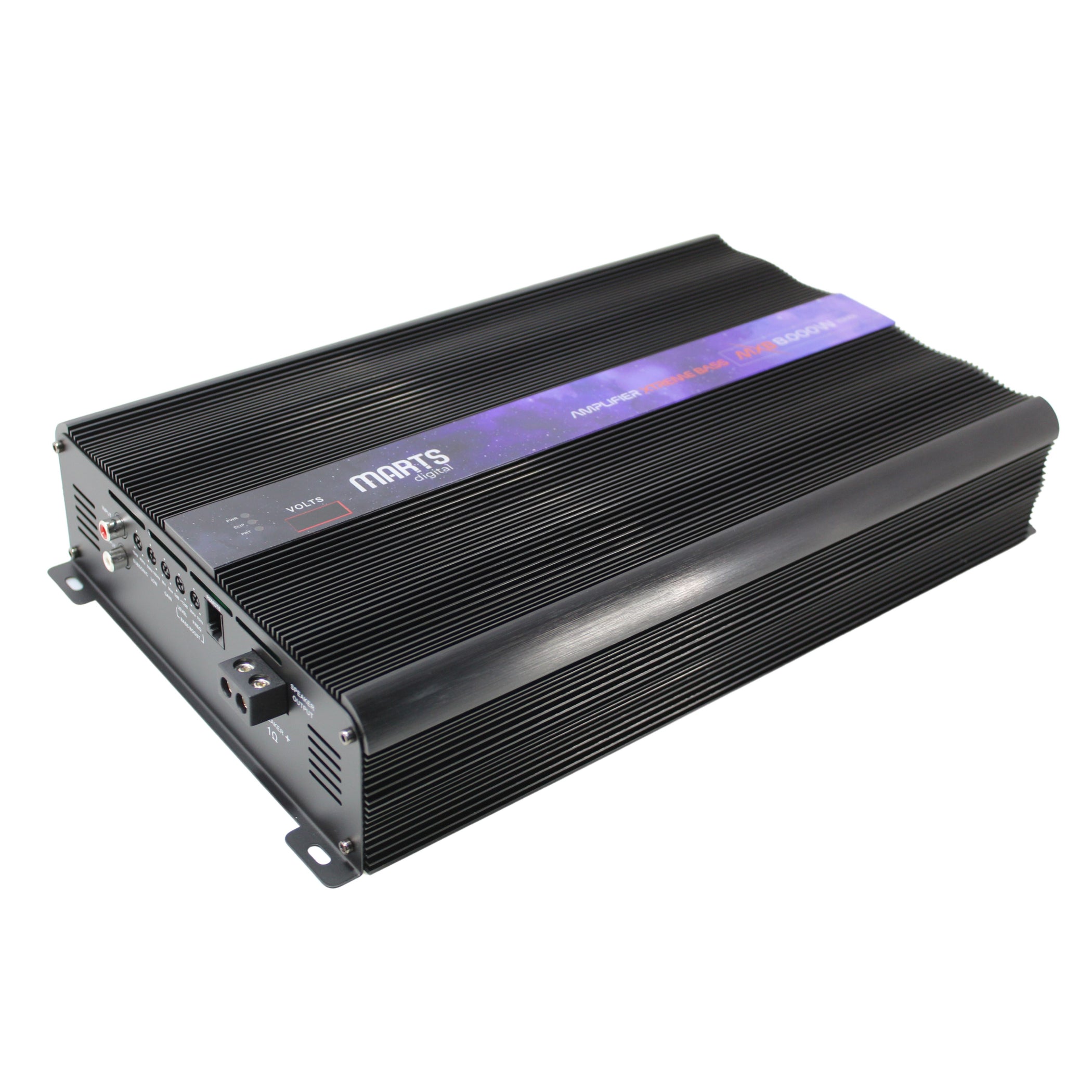 Marts Digital 8000W Monoblock 1 Ohm Class D Amplifier w/ Bass Knob MXB ...