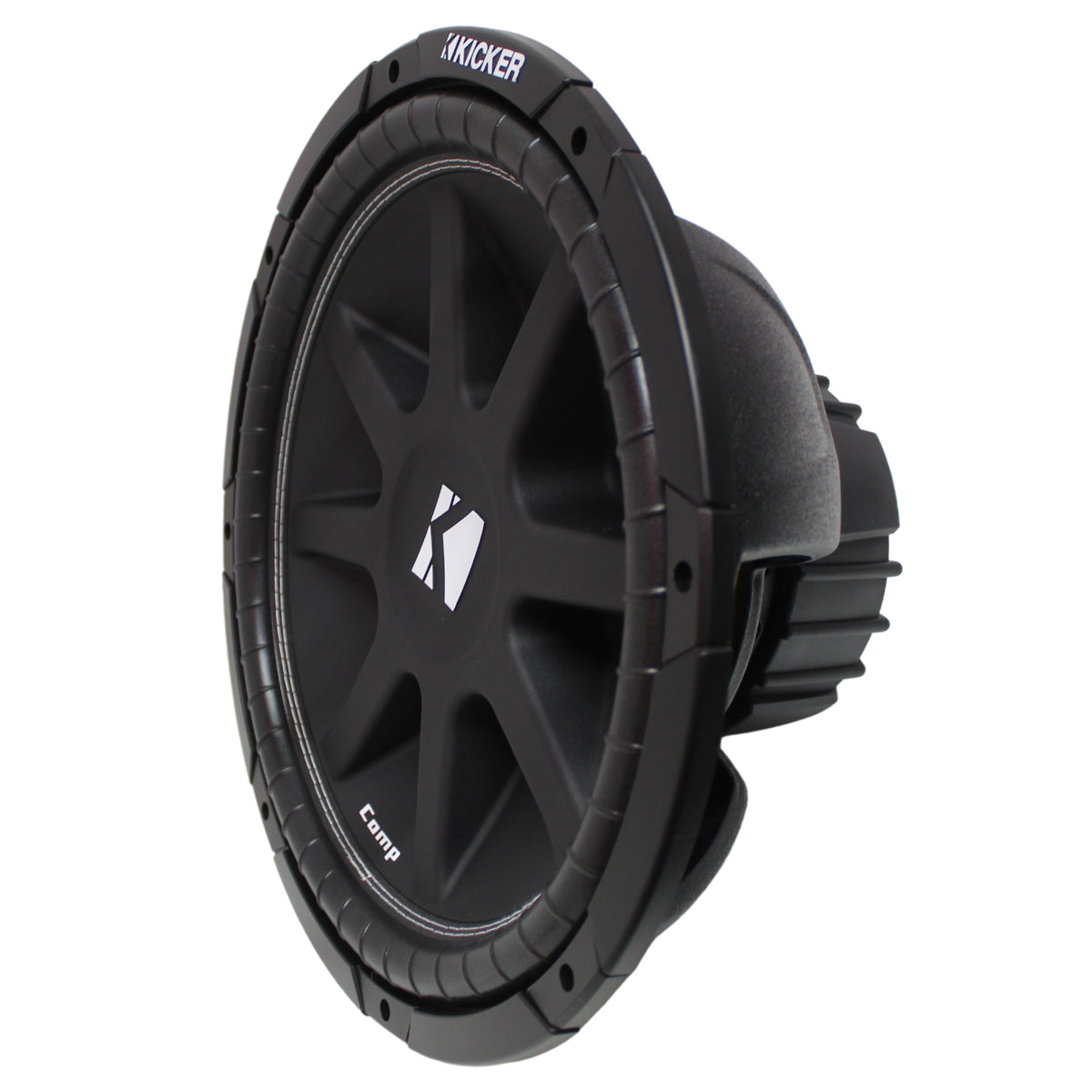 KICKER 15" CompC Subwoofer 4-Ohm 300W RMS Square Woofer | 43C154 — Big ...