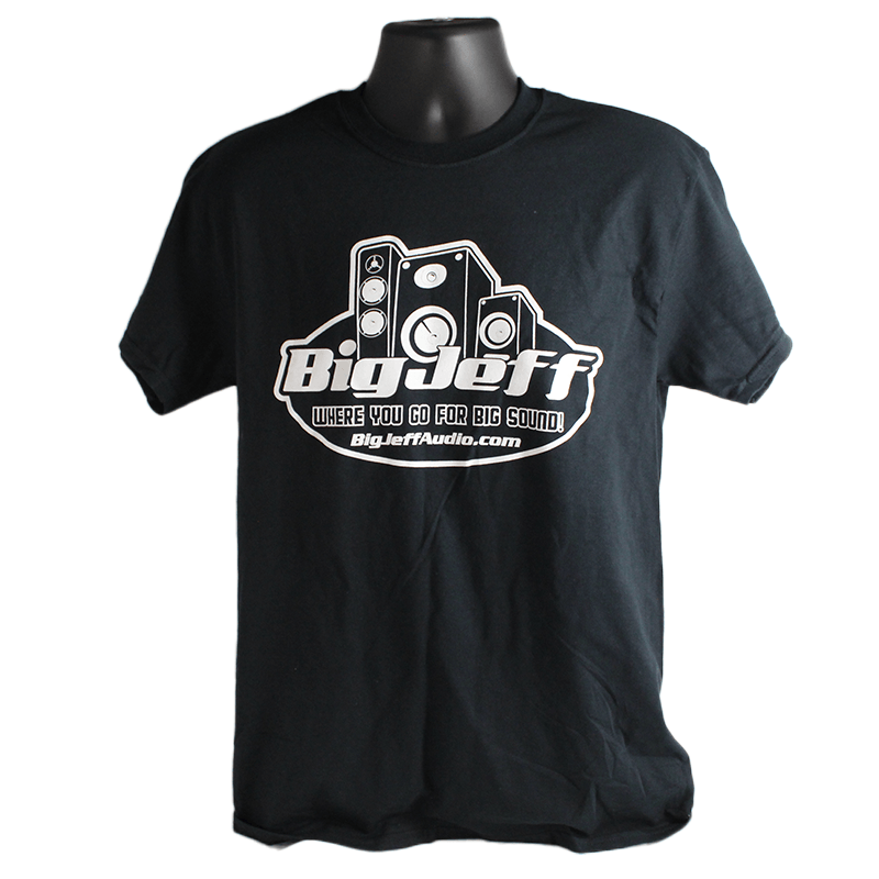Big Jeff Audio 2021 "Premium Monochrome Logo" T-Shirt Big Jeff Audio M ...