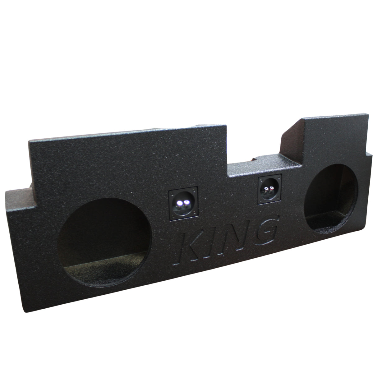 King Boxes 10" Dual Upfire Sealed Speaker Box for '19-Up Gladiator AK ...