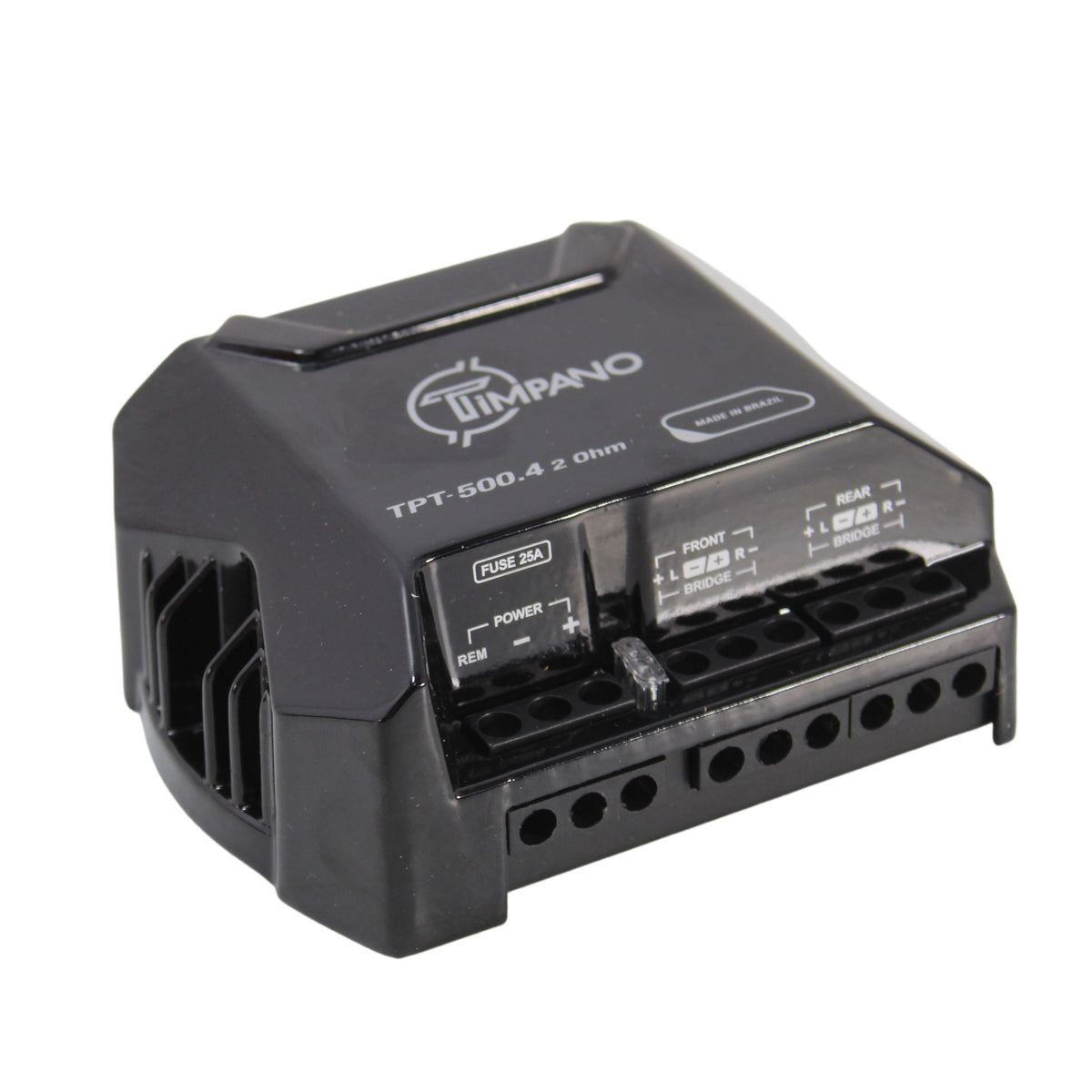 Timpano 500W 2-Ohm 4-Channel Class-D Compact Amplifier Black / TPT-500 ...