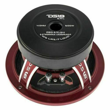DS18 PRO-EXL64 6.5" Pro Audio Mid range Loud speaker 600 watt 4 ohm ...