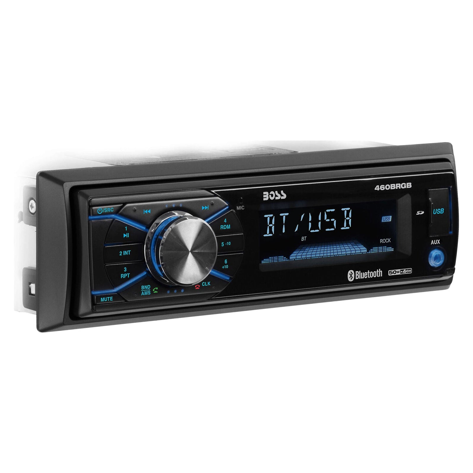 BOSS Bluetooth Digital Radio Single-Din MP3/ AM/ FM / USB/ Aux WMA ...