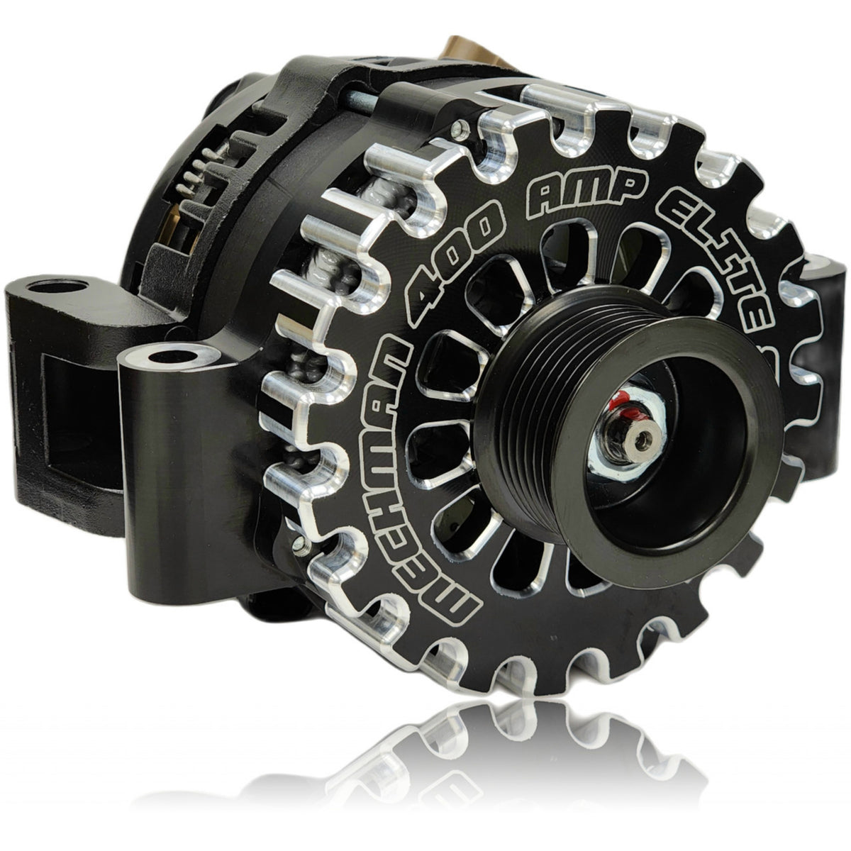 Mechman Alternators 400 Amp Billet Elite Series T Mount Alternator For ...