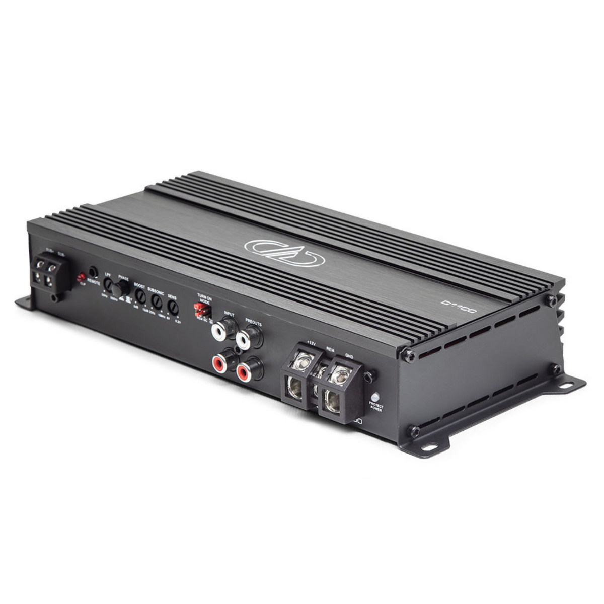 DD Audio D Series 1100W Compact Monoblock Subwoofer Amplifier / D1100 ...