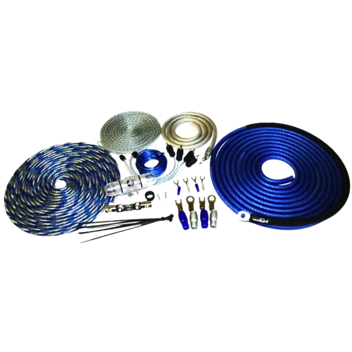 4 Ga AWG Amplifier Install Complete Wiring Kit AFC Fuse 150A AK-4 — Big ...