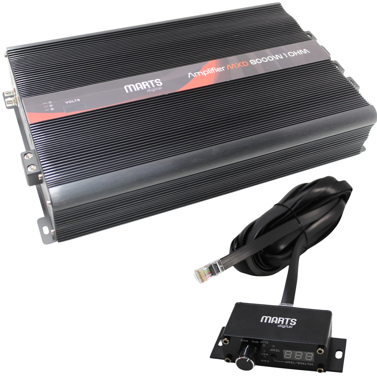 Marts Digital MXD Series Monoblock 8K Class D 1 Ohm Amplifier MXD-8000 ...