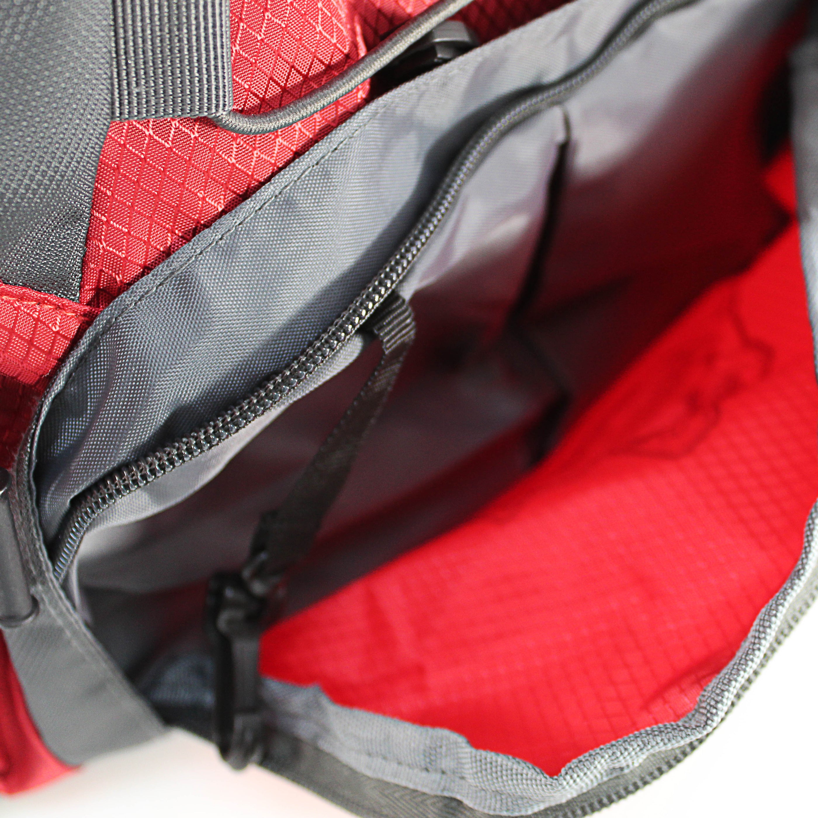 Official Big Jeff Audio Red/Gray Laptop 20" Commuter Backpack with Log ...