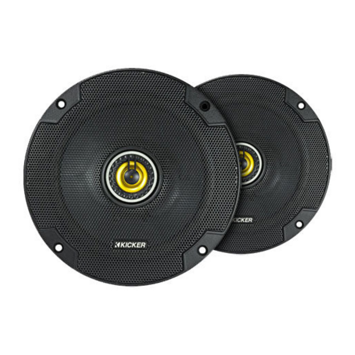 Kicker 5.25" Coaxial 2 Way Speakers 225W Peak 4 Ohm Car Audio Black 46 ...