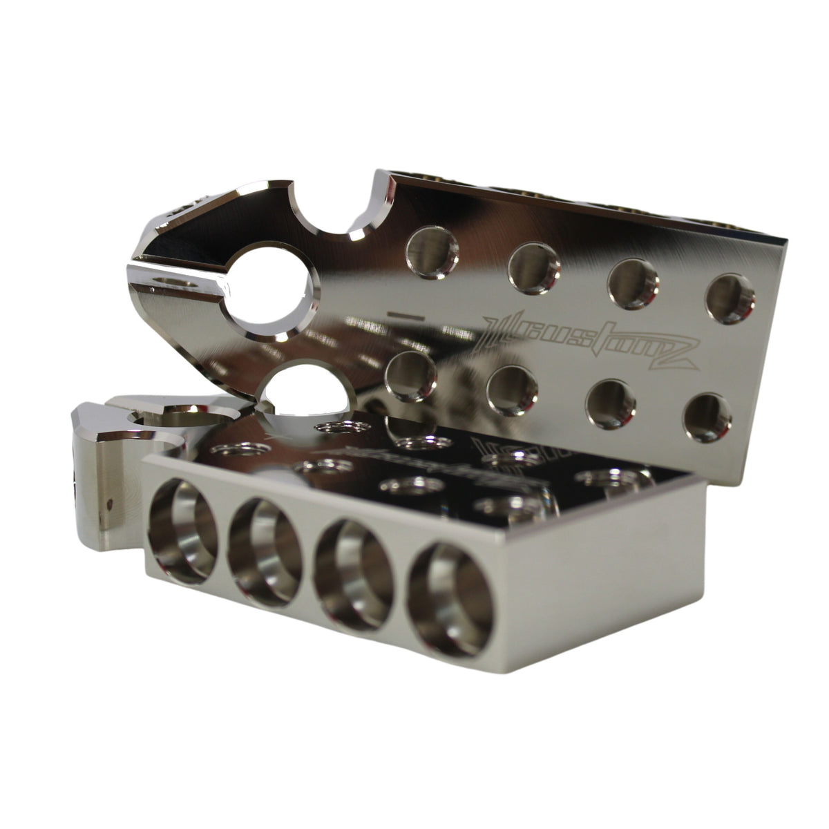 ILL Customz 8 Input Style SAE Aluminum Battery Terminals (Pair) LC-8-I ...