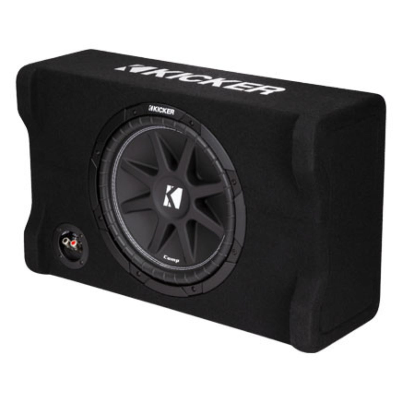 Kicker Comp Series 12" 150W RMS 4-Ohm Loaded Down-Firing Subwoofer Enc ...