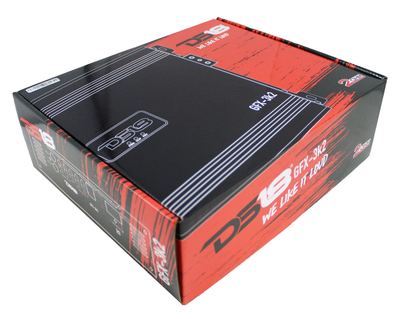 DS18 GFX Series Monoblock 3000 Watt 2 Ohm Class D Full range Amplifier ...