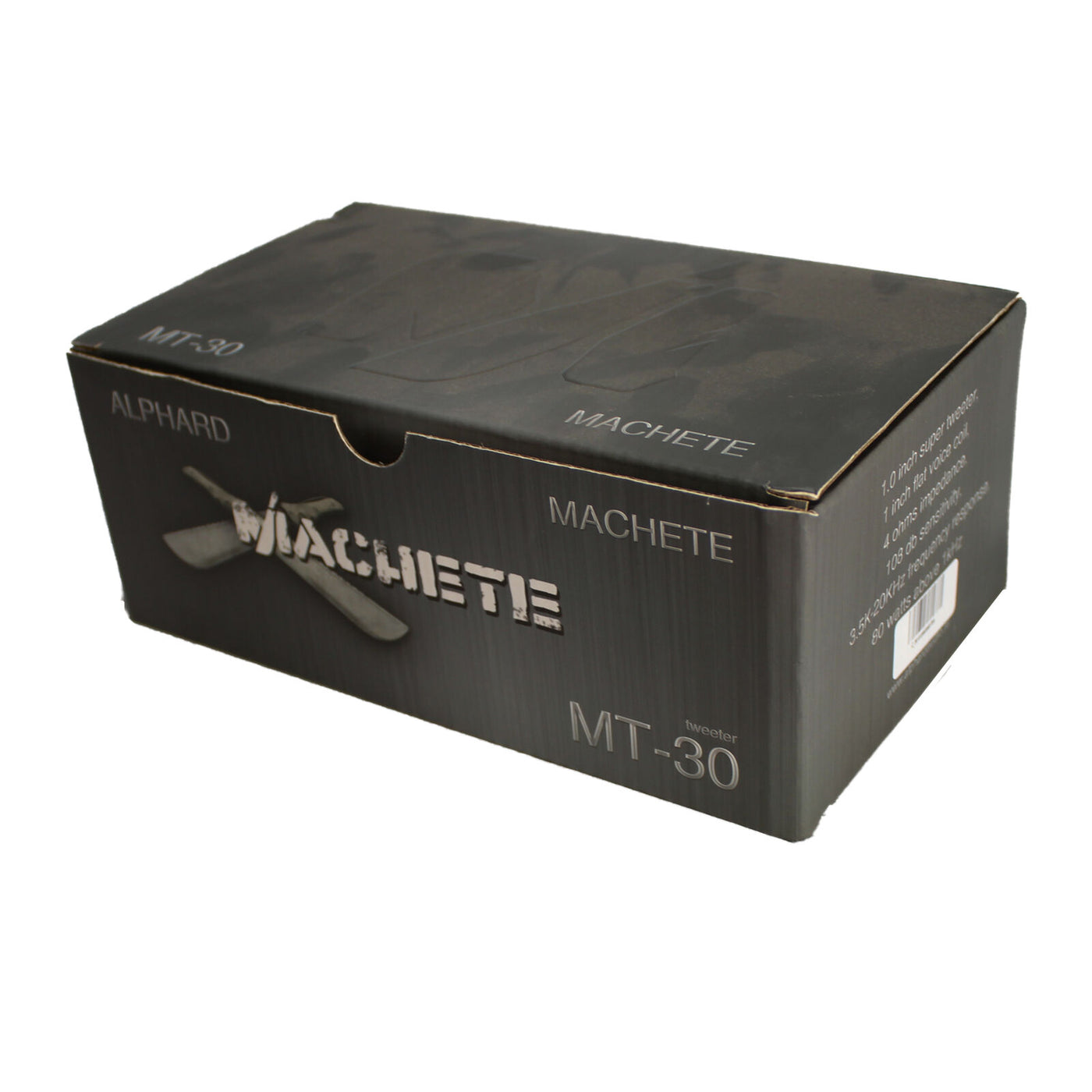 Deaf Bonce Machete 80 Watt 4 Ohm Super Bullet Tweeter Pair Black MT-30 ...