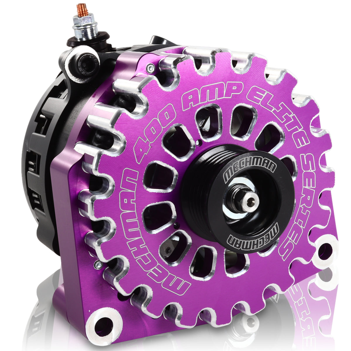 Mechman E-Series 400 Amp Purple Alternator For 2014-2020 GM 6.2L Truck ...