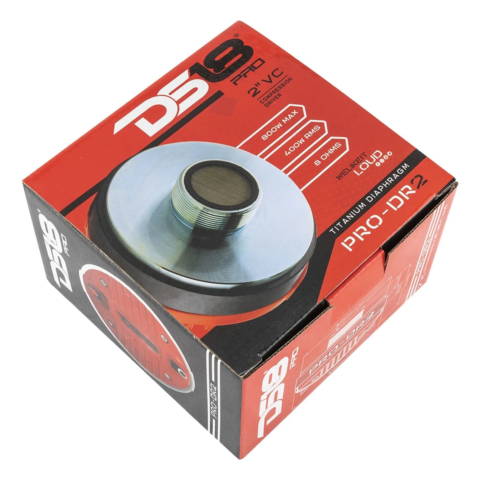 2" Pro Titanium Compression Driver 800 Watts 8 Ohm DS18 PRO-DR2 — Big ...