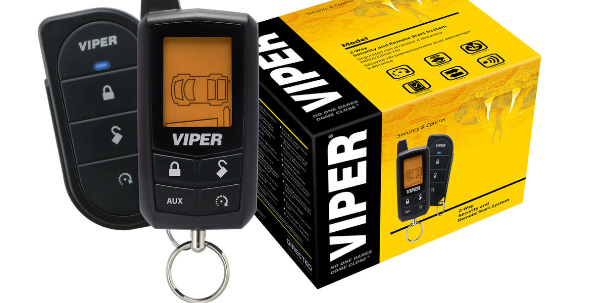 Viper LCD 2-Way Security and Remote Start System 1/4 Mile +2 DoorLocks ...