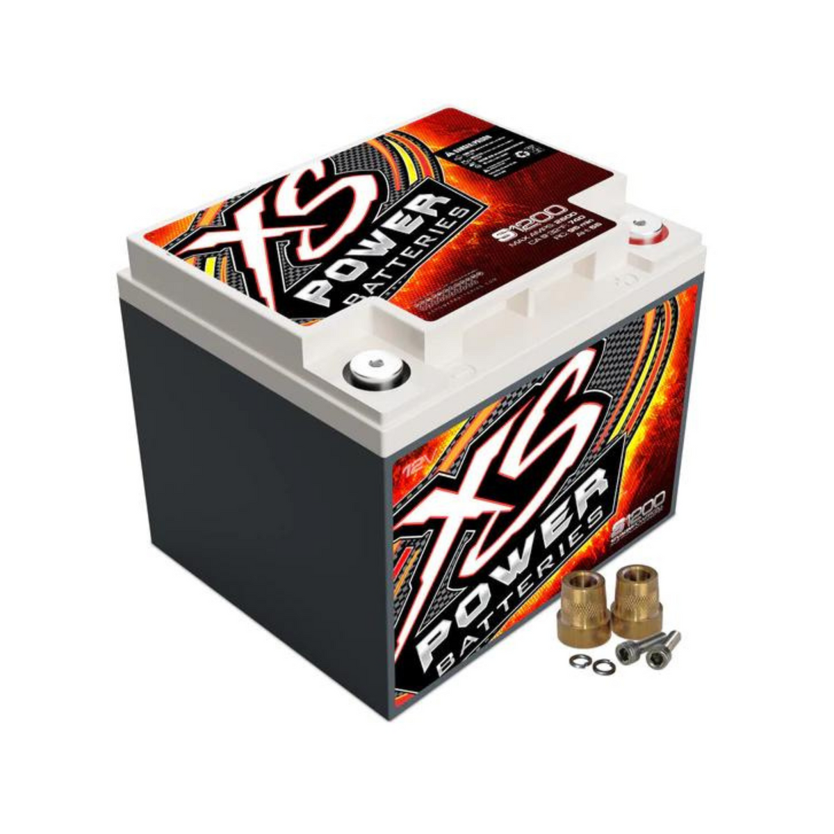 XS Power 12V 2600 Amp AGM S Series Racing Deep Cycle Starting Battery ...