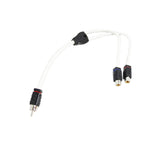 DS18 "Y" RCA Adaptor 2 Female 1 Male Marine Tinned OFC Noise Reduction ...