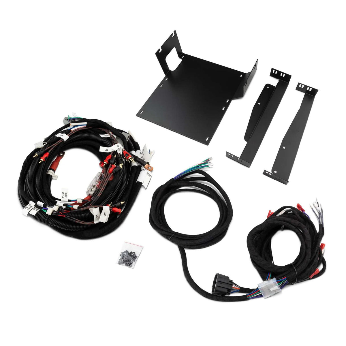 DS18 Plug & Play Harness for JK/JKU Audio Systems Under Seat Amp Rack ...