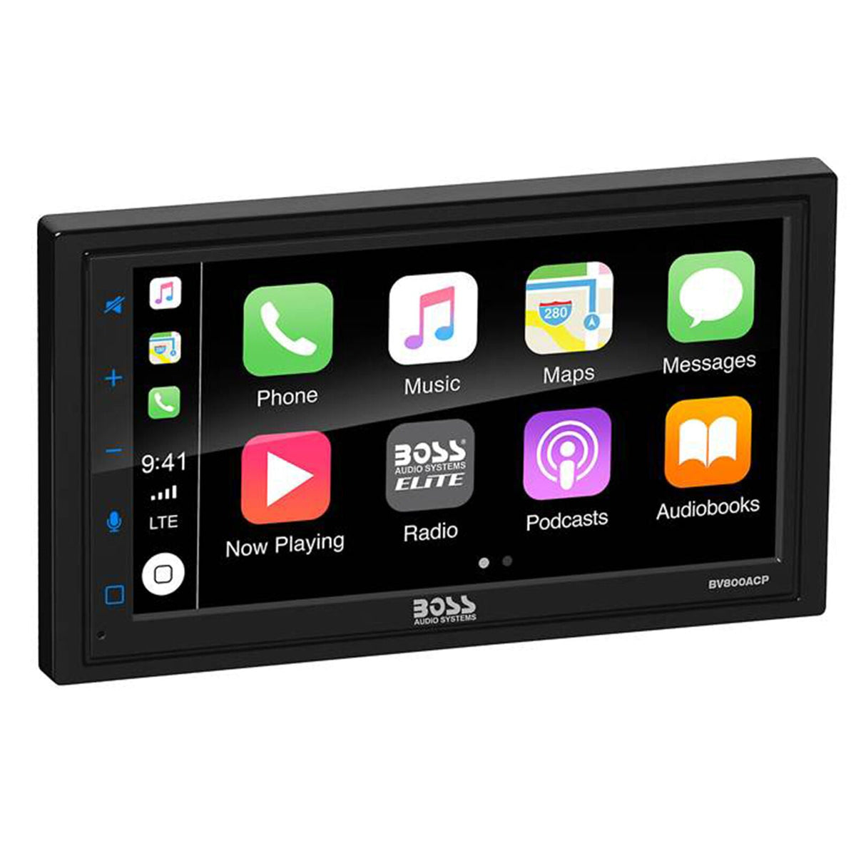 BOSS 6.75" Touchscreen Radio w/ Apple CarPlay/Android Auto & Bluetooth ...